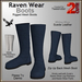 Second Life Marketplace - Raven Wear Boots [2cute] Tweenster - Suede ...